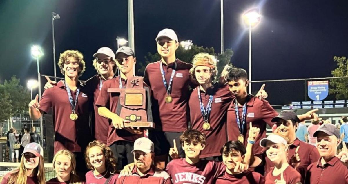 Jenks boys claim 6A tennis title as senior Brett Keeling wins his third ...