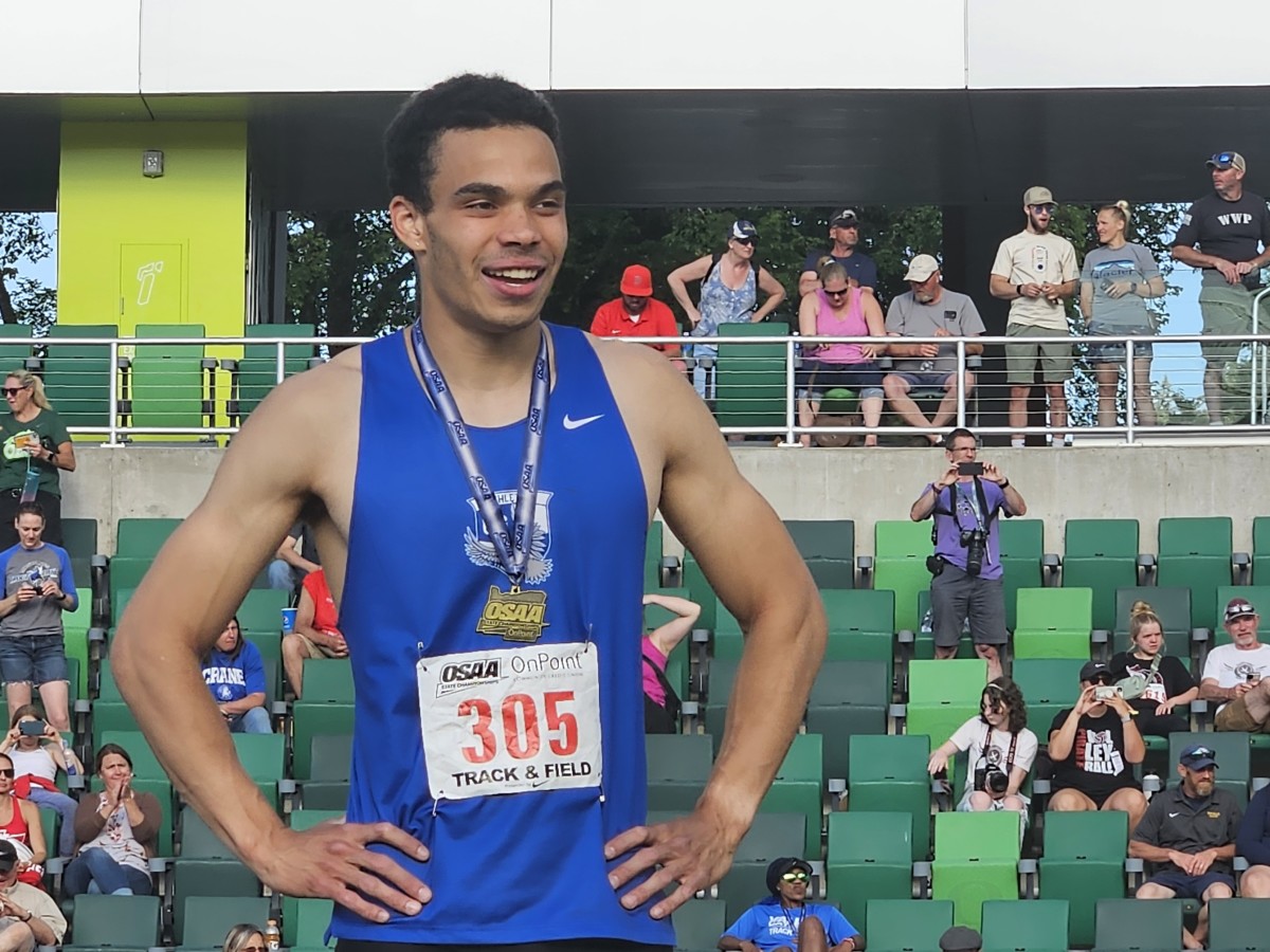 Oregon 3A, 2A, 1A state track notebook: Jace and Addy Martin, Malcolm ...