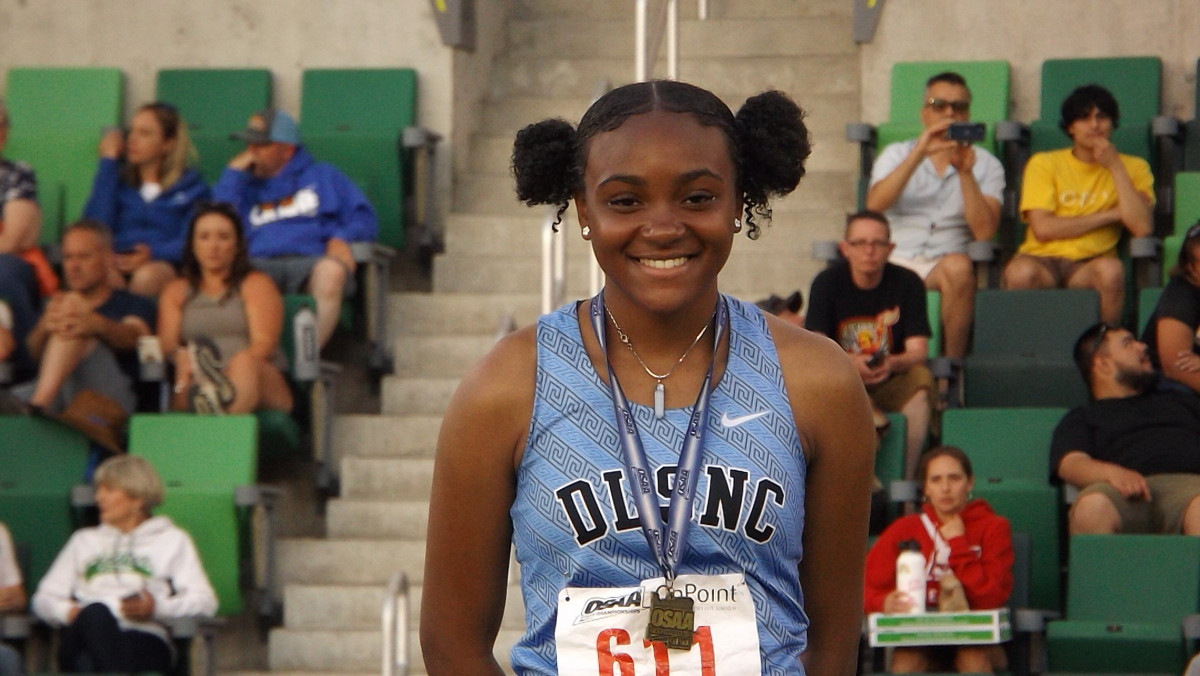 Oregon 3A, 2A, 1A state track notebook: Jace and Addy Martin, Malcolm ...