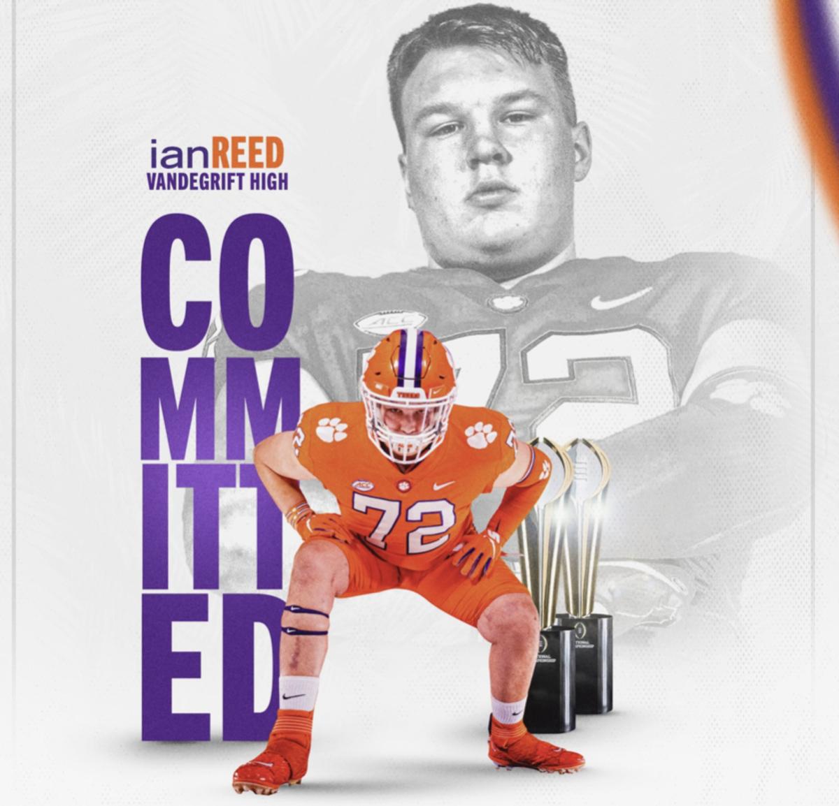 Ian Reed, Vandegrift 4-star offensive tackle, commits to Clemson Tigers ...