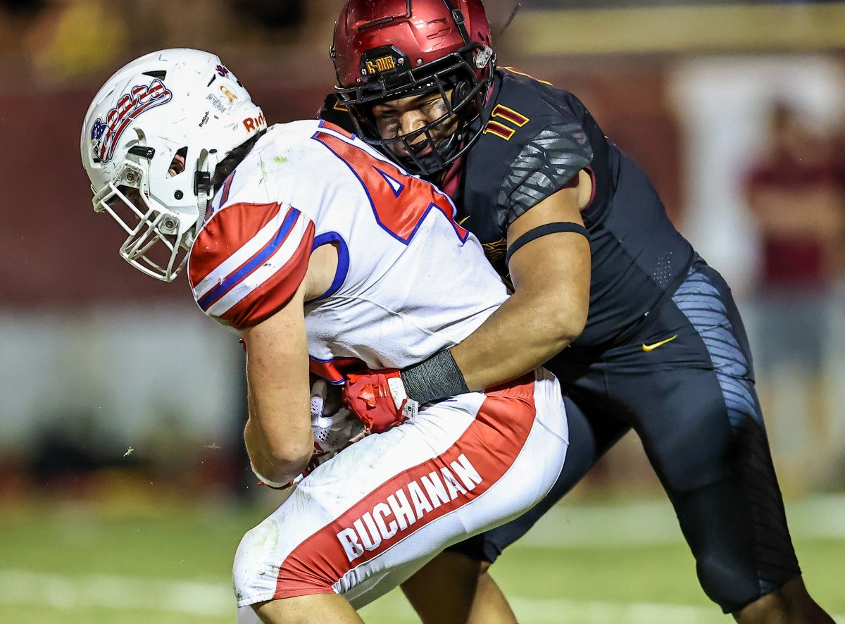 Central Section: Ryan Markarian to Marshel Sanders pass gives No. 2 ...