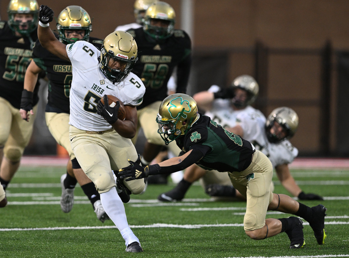 St. Vincent-St. Mary defeats Ursuline 35-28 in the battle of the ...