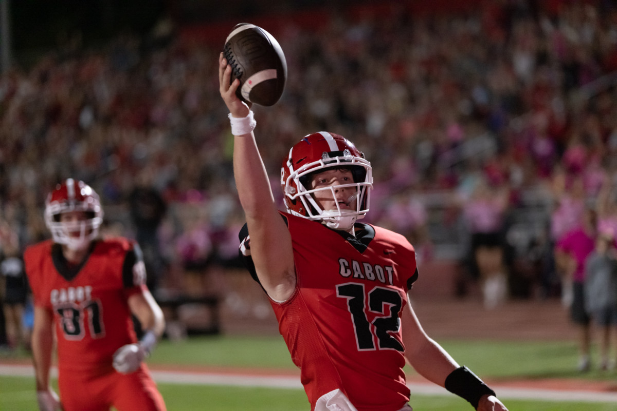 No. 5 Cabot stifles No. 2 Conway's hot offense in key 7A-Central battle ...