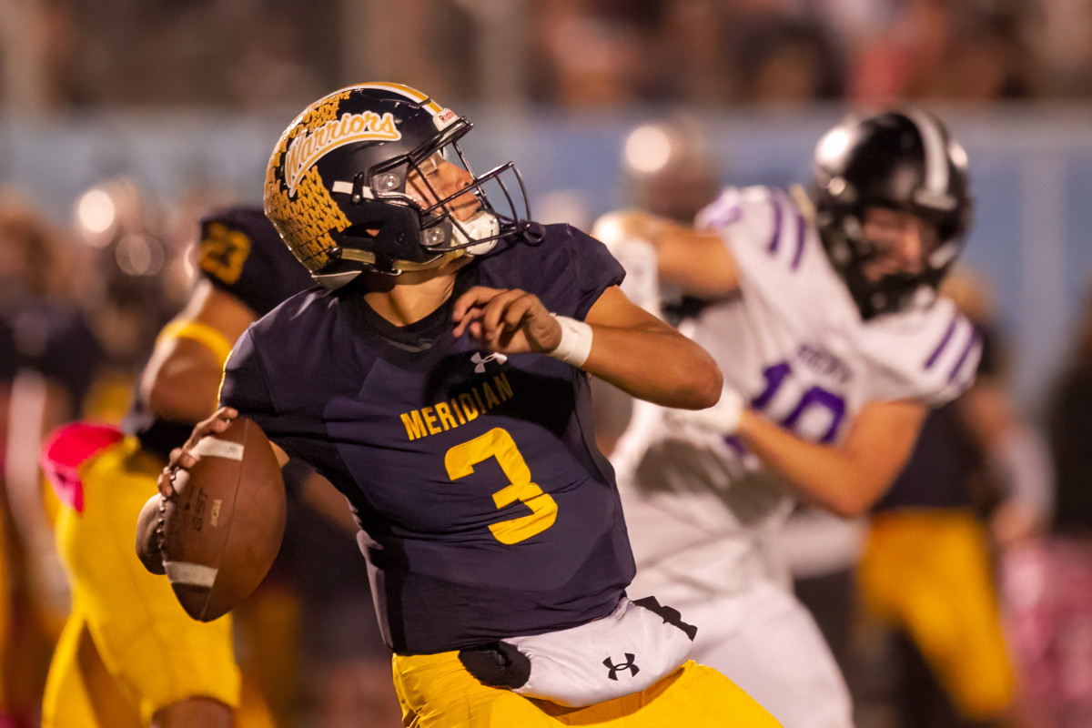 Photos: When it counted most, Meridian defense stands tall against ...