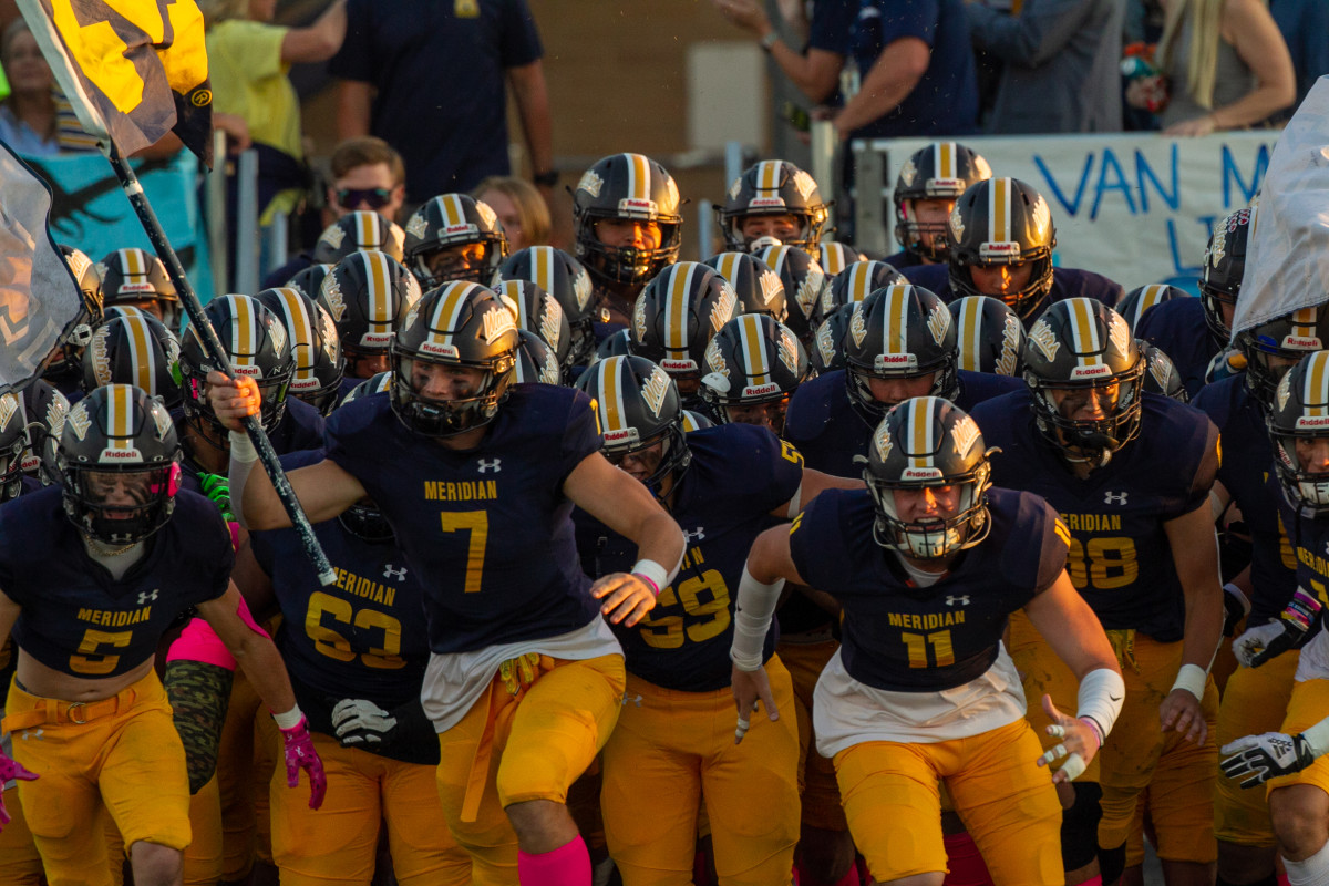 Photos: When it counted most, Meridian defense stands tall against ...