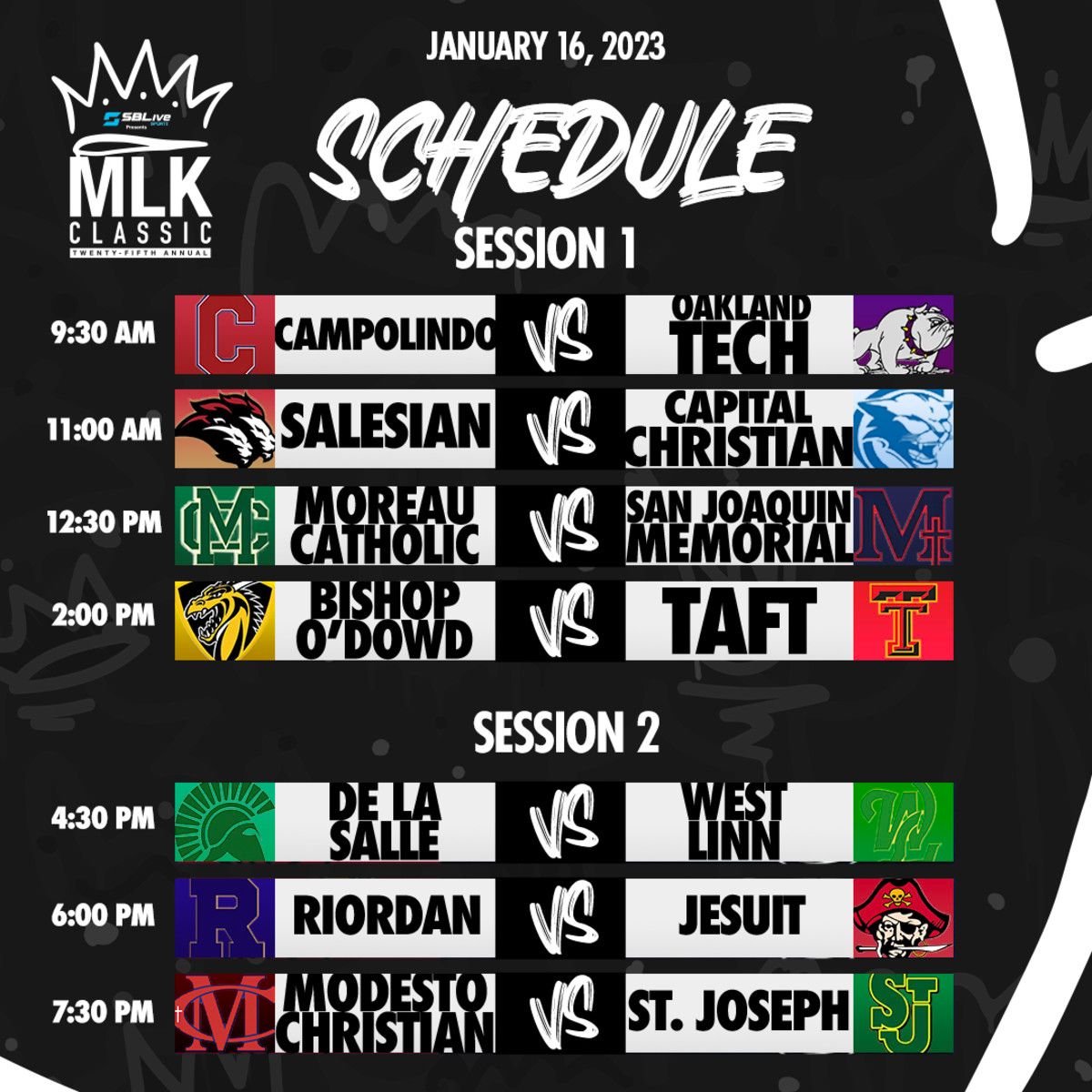 Matchups announced for SBLive MLK Classic basketball event hosted by De ...