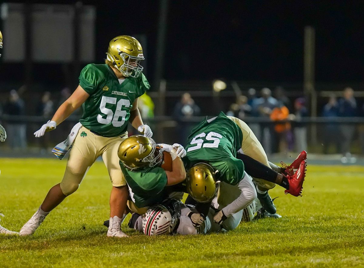 Cathedral survives upset attempt by Lawrence North in Class 6 sectional ...