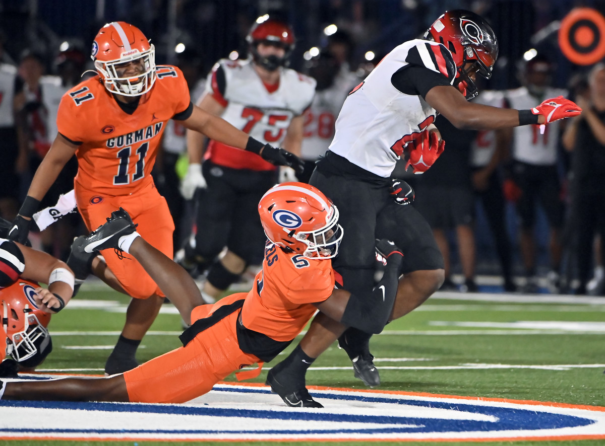 Photos: Bishop Gorman crusies past Corona Centennial to remain ...