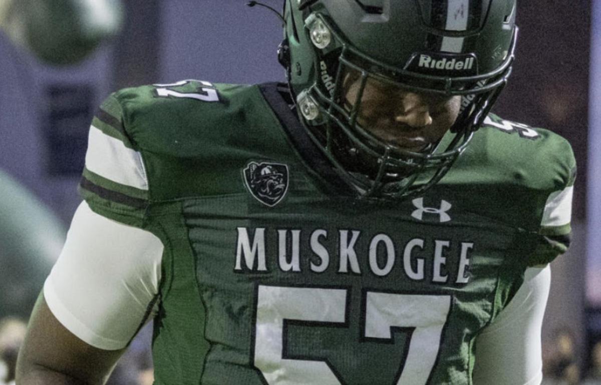 Muskogee 2024 OL Wesley Harvey follows the plan, transforms himself and ...