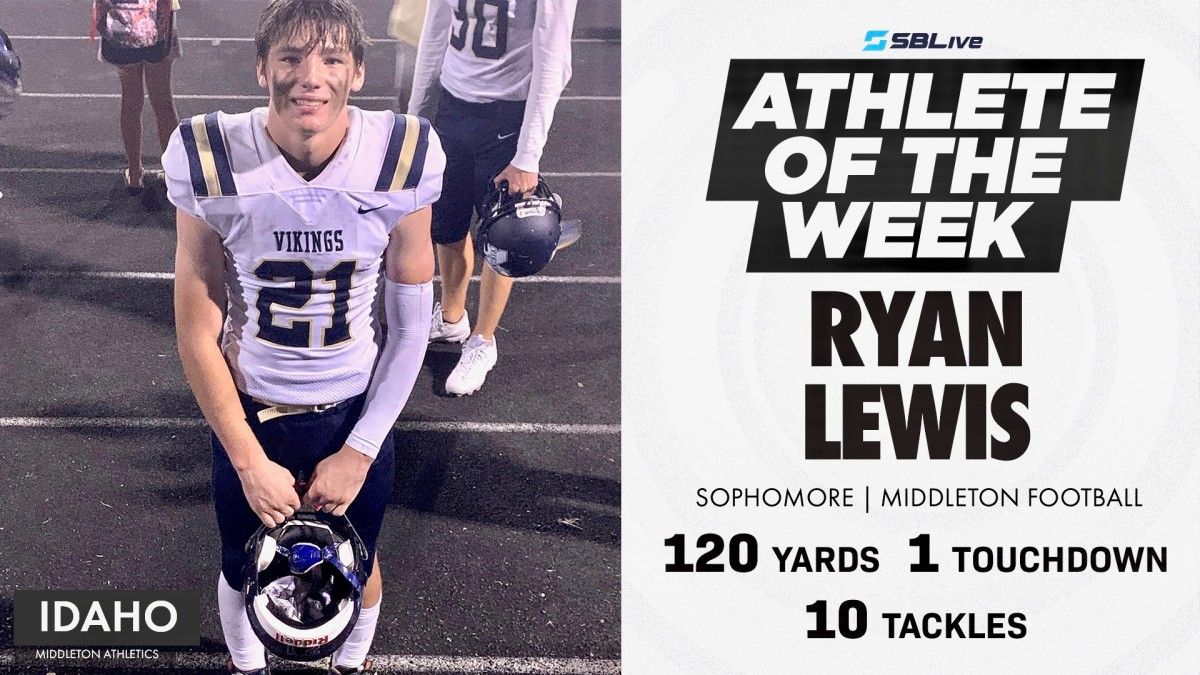 Middleton football player Ryan Lewis voted WaFd Bank Idaho High School ...