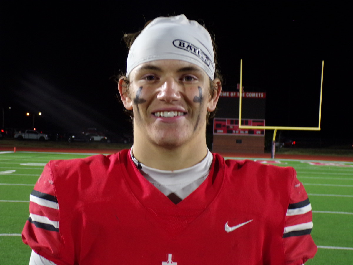 Bishop Kelley 2024 DL Sam 'Sack Man' Rhoades literally lives up to ...