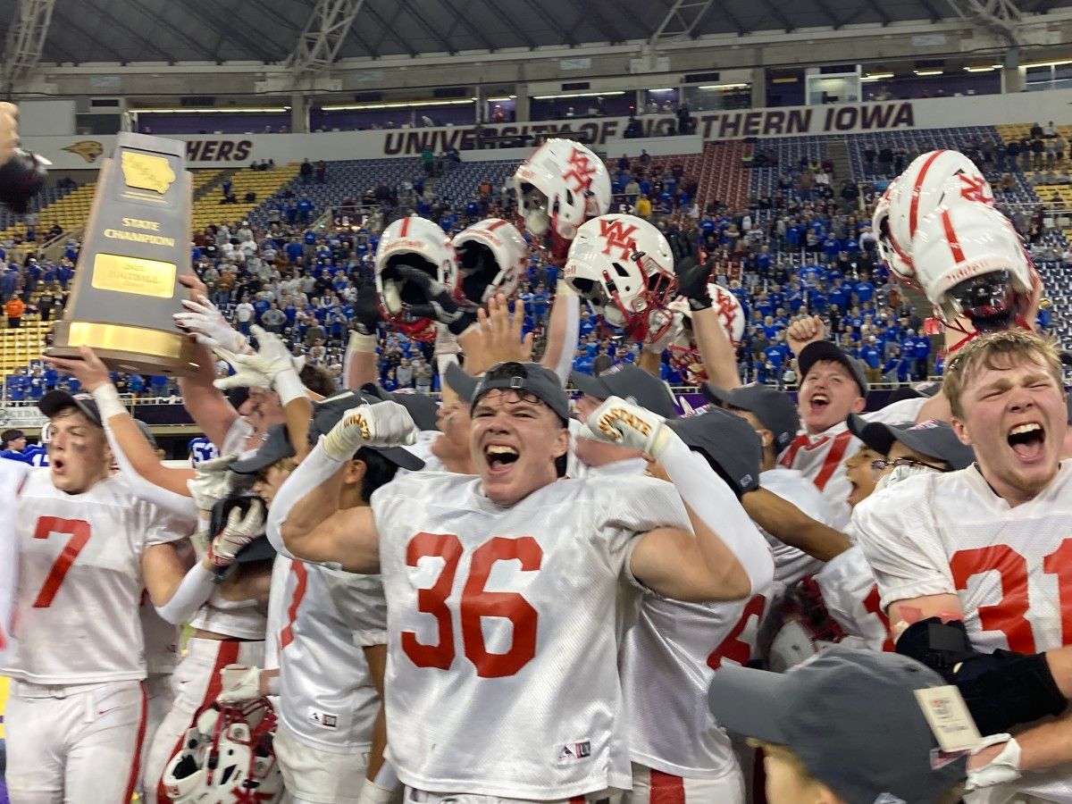 Class A Iowa high school football state championship: West Hancock ...