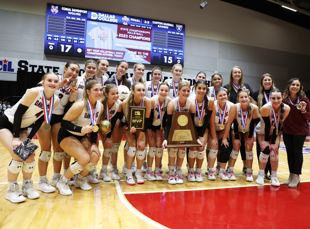 Comal Davenport beats Randall for first Texas high school volleyball state title: 'We believe in ...