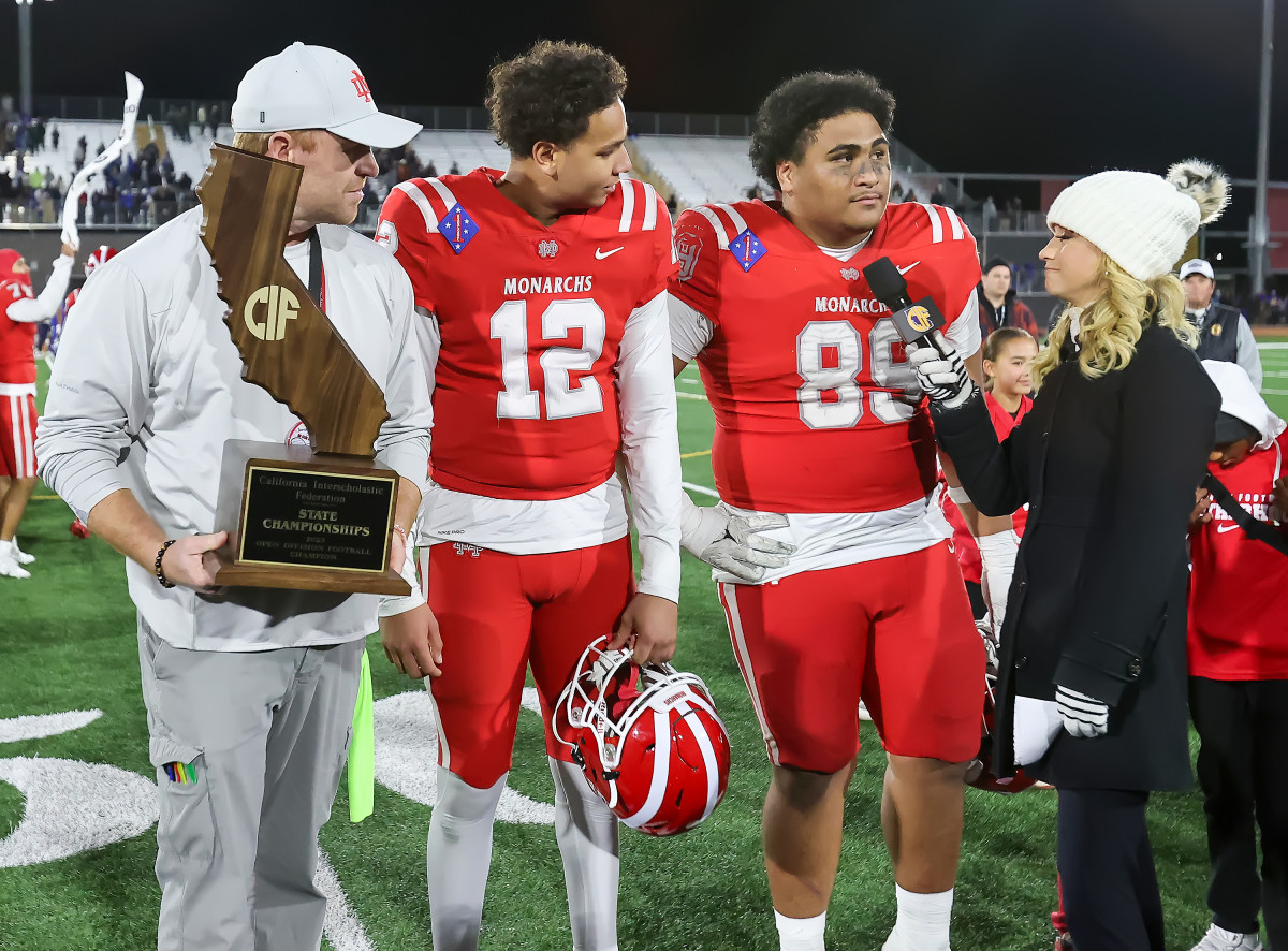Look: Mater Dei routs Serra to win California Open Division state ...
