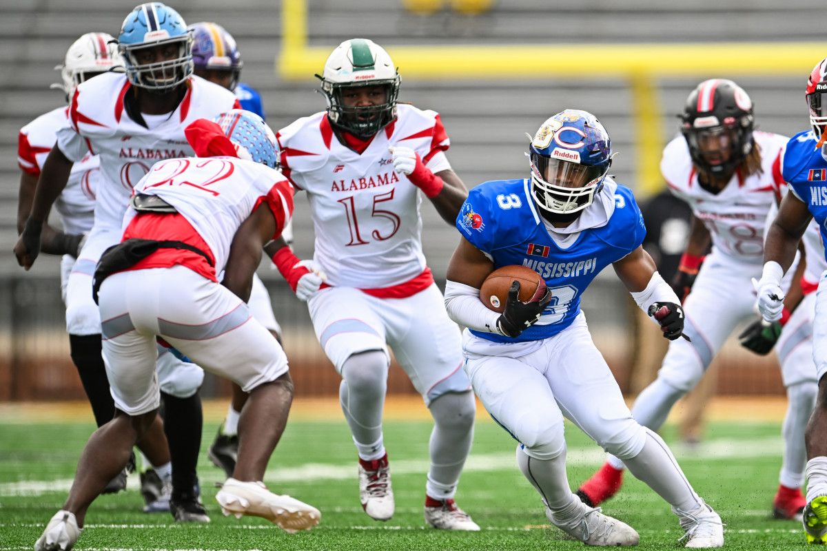 Ryan Williams leads Alabama over Mississippi in 2023 all-star football ...