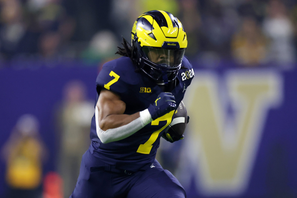 Watch: Michigan's Donovan Edwards scores second TD in CFP National ...