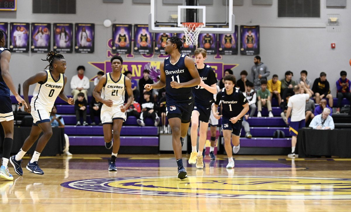 Brewster Academy (New Hampshire) 86 pulls away from Calvary Christian ...