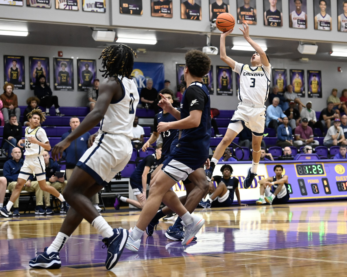 Brewster Academy (New Hampshire) 86 pulls away from Calvary Christian ...