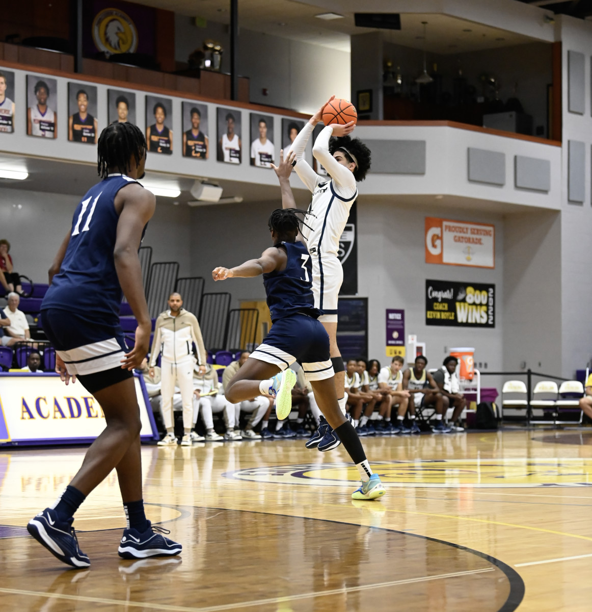 Brewster Academy (New Hampshire) 86 pulls away from Calvary Christian ...