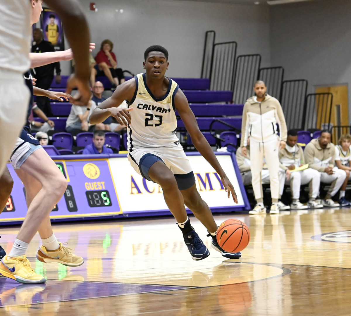 Brewster Academy (New Hampshire) 86 pulls away from Calvary Christian ...